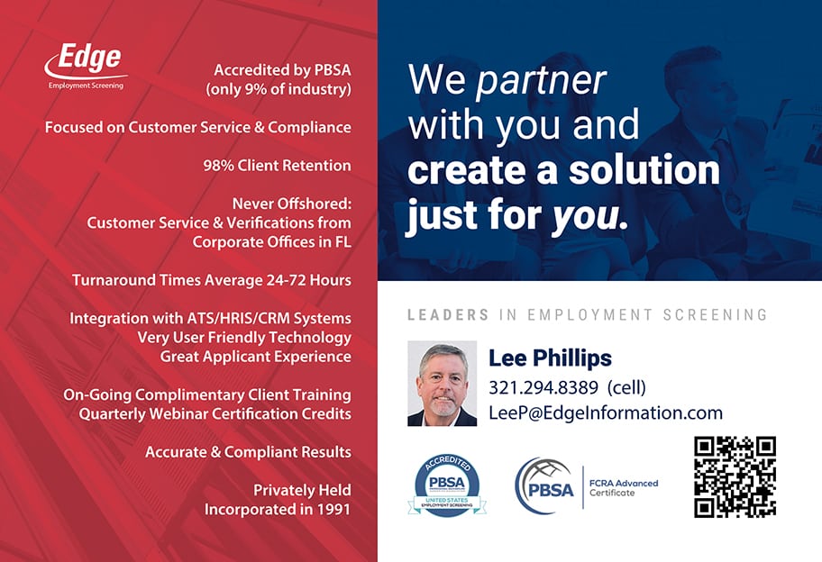 Lee Phillips - Edge Information