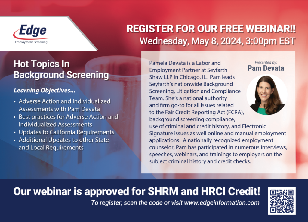 Background Screening and Drug Testing - Edge Information